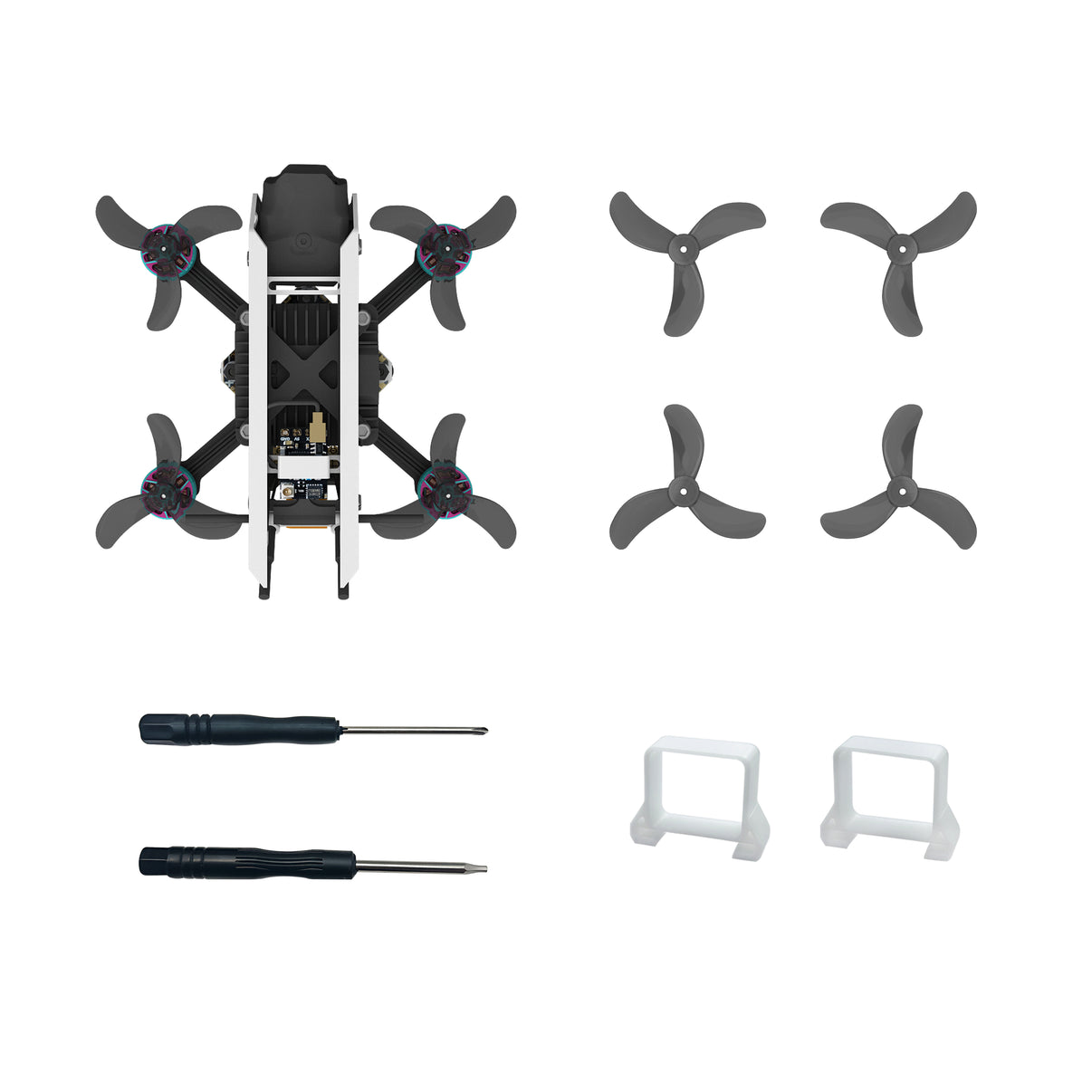 WalleFPV Eagle2 HD O4 Pro Smallest 1.4/1.6 Inch 3S Brushless FPV Drone ...